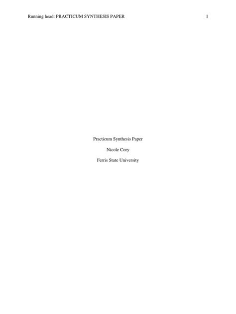 Clinical Practicum Paper Pdf Health Informatics Electronic Health Record