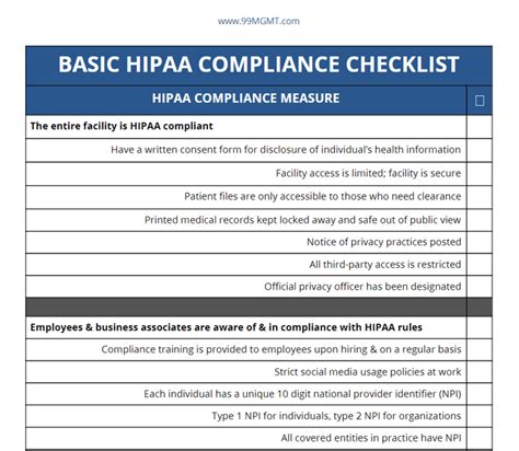 [hipaa Compliance Checklist] Understanding Medical Practice Needs