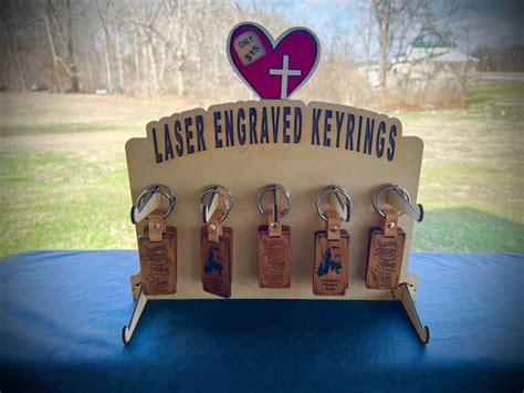 Key Chain Display Can Hold Up To 40 Keychains Etsy