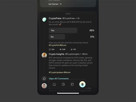 Crypto Mobile App Ui Ux Market And Profile 📱 By Keitoto On Dribbble
