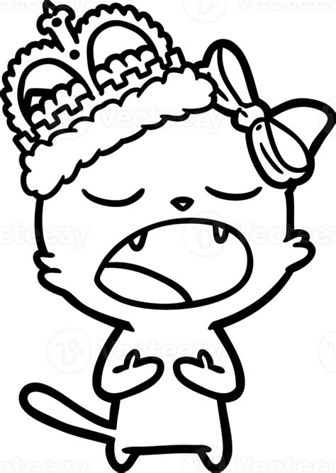 Cartoon Cat Meowing Icon 40839832 Png