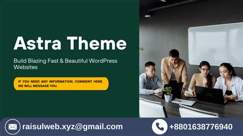 Astra Theme Build Fast And Beautiful Wordpress Website