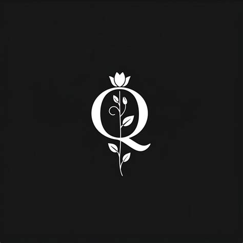 Premium Photo Letter Q Logo With Queenly Vibe Monogram Logo Style