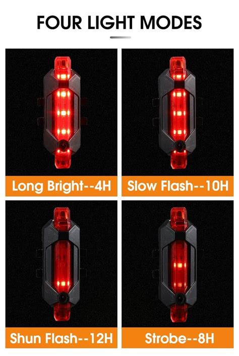 West Biking Led 自行車尾燈 4 種模式防水j腳踏車尾燈 Usb 可充電安全警示燈 單車尾燈 蝦皮購物