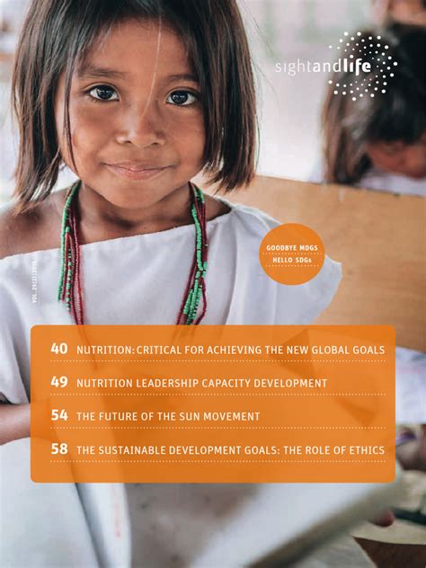 Goodbye Mdgs Hello Sdgs Sightandlife Pdf Micronutrient