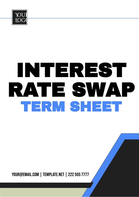 Free Interest Rate Swap Term Sheet Template To Edit Online