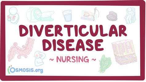 Diverticular Disease Nursing Video And Causes Osmosis