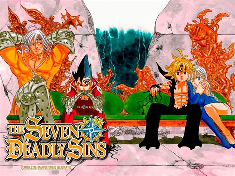 Nanatsu No Taizai Manga 246 Meliodas Elizabeth Zeldris Estarossa