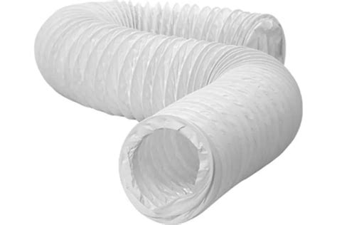 Гибкий полимерный ПВХ воздуховод PVC White 315 мм, 6 м DEC P315/6 ...