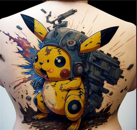Pikachu Tattoo By In The Mind Of Ai On Deviantart