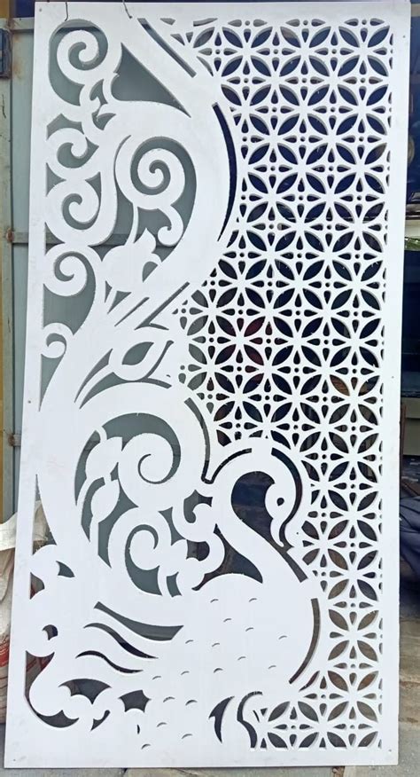 Peacock 2d Jaali Design Cnc Cutting Design Thermocol Craft