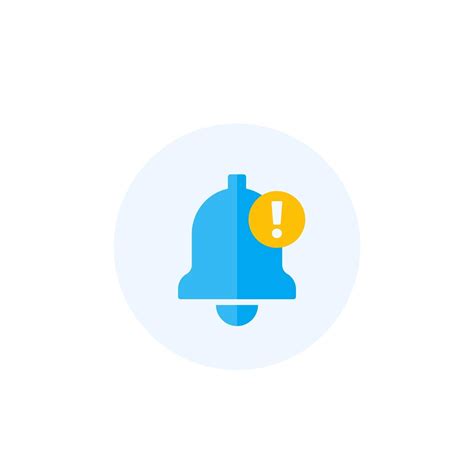 Notification Alert Vector Flat Icon 2266048 Vector Art At Vecteezy