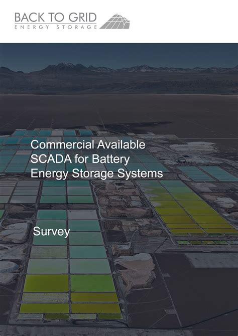 Survey Of Commercially Available Scada And Data Analysis Tools For