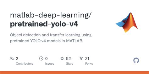 Github Matlab Deep Learningpretrained Yolo V4 Object Detection And Transfer Learning Using