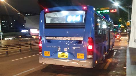 대구 경북교통 814번 백자맨션건너~동촌강나루아파트앞 구간 5067호 22년 8월식 저상 뉴 슈퍼에어로시티 개선형 주행영상