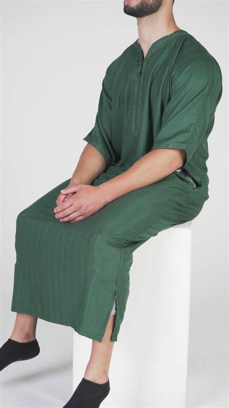 Morrocon Green Thobe Siratcollection