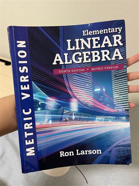 Larson Elementary Linear Algebra 8e 管理數學 北科大 興趣及遊戲 書本及雜誌 教科書與參考書在旋轉拍賣