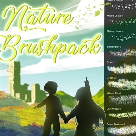 Nature Brush Set For Procreate Etsy
