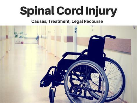 Spinal Cord Injury Causes Treatment Prognosis Ppt