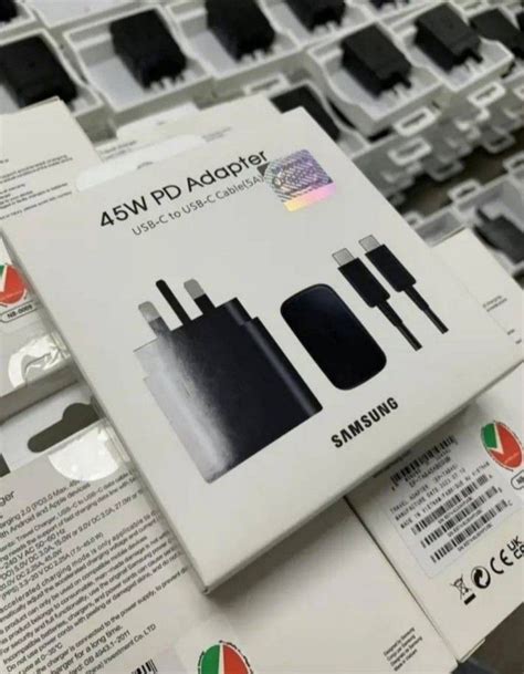 Original 45W Samsung Charger Samsung 45W Super Fast Charger With USB