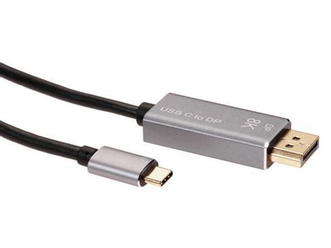 Кабель Usb Type C Displayport Vcom Cu480mc 1 8m купить по низкой цене в интернет магазине
