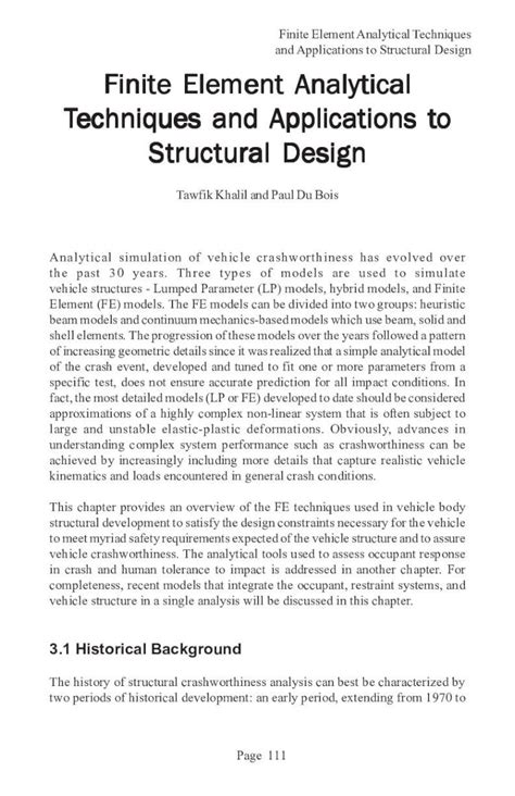 Pdf And Applications To Structural Design Finite Element €¦ · And Applications To