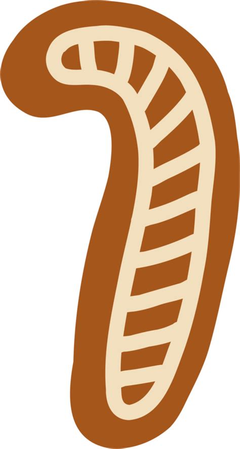 Doodle Freehand Sketch Drawing Of Ginger Bread Cookie 12171908 Png