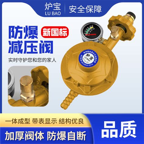 液化气减压阀家用防爆表煤气瓶减压阀燃气灶热水器煤气罐安全阀门 虎窝淘