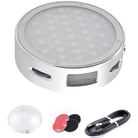 티몬 글로벌 홀세일 ★일본 직배송★godox R1 라운드 미니 크리에이티브 Rgb 라이트 스마트폰 비디오용 내장 리튬 배터리 Rgb 모드 Cct 카메라캠코더