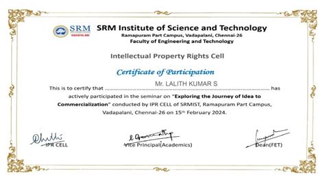 Lalith Kumar S On Linkedin Seminar Professionaldevelopment