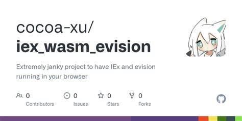 github cocoa xu iex wasm evision extremely janky project to have iex