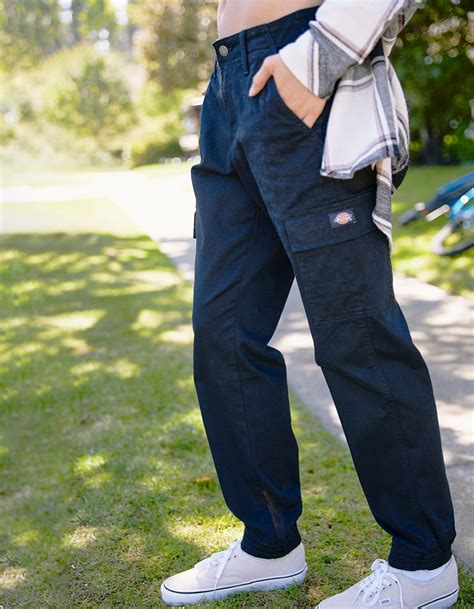 Dickies Womens Cargo Jogger Pants Black Tillys