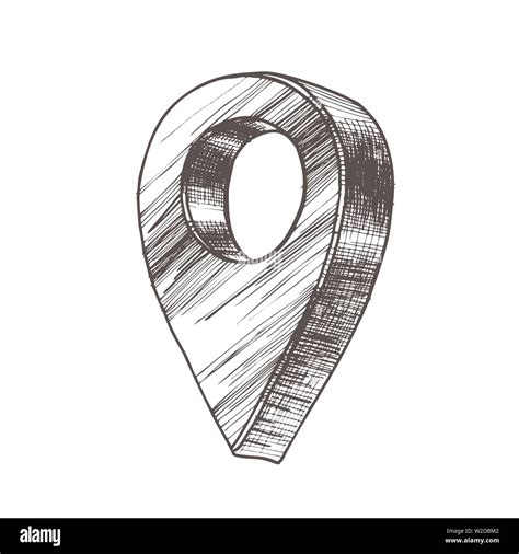 Map Pointer Gps Location Modern Symbol Vector Stock Vector Image Art