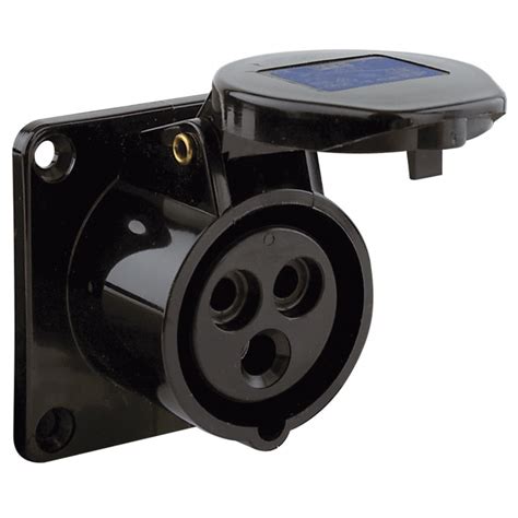 Pce Cee 16a 240v Flanged Socket