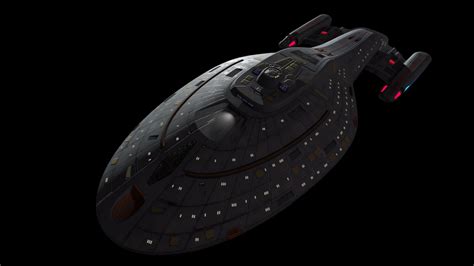 Star Trek Intrepid Class Starship 3d Model By Jakob Sailer