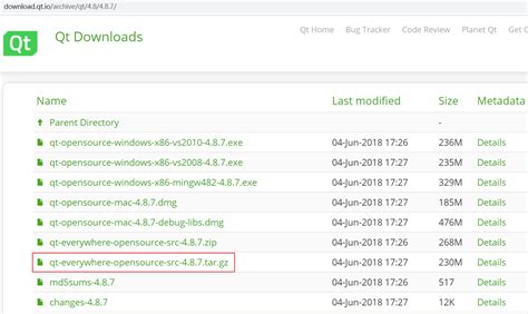 安装Qt4 8 7 Powered by MinDoc