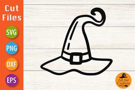 Halloween Witch Hat Svg Png Eps Cut File Graphic By All For Crafters