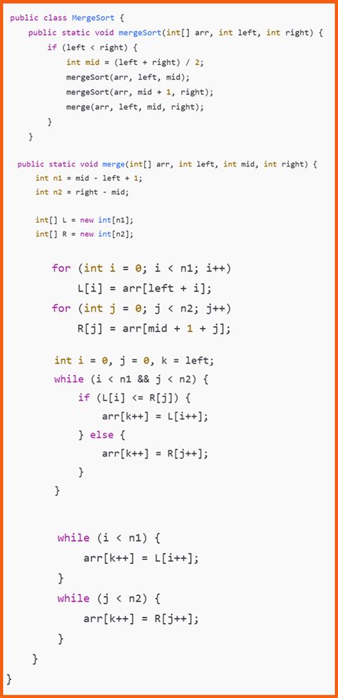 How To Implement Sorting Algorithms In Java