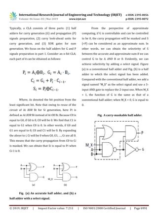 Irjet Fpga Implementation Of Low Power Configurable Adder For
