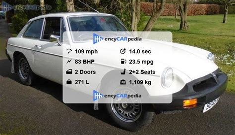 Mg Mgb Gt Specs 1975 1977 Performance Dimensions And Technical