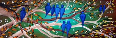 Blue Birds Commission Order By Luiza Vizoli From Custom Art