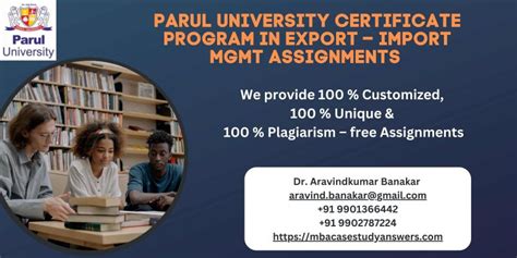 parul university customized assignments on linkedin parul university