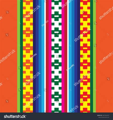 Traditional Latin American Texture Infinite Patterns Stock Vector Royalty Free 1667362327