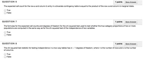 Solved The Expected Cell Count For The Row A And Column B Chegg Com