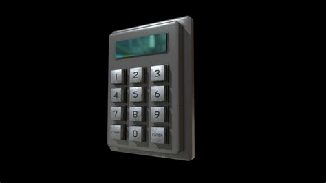 Keypad 3d Models Sketchfab