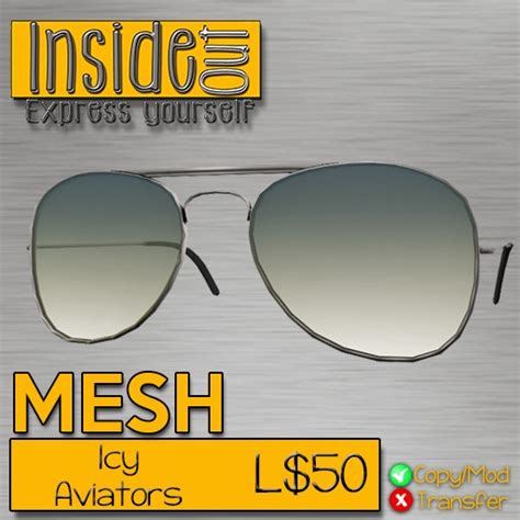 Second Life Marketplace Sunglasses Icy Aviators