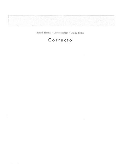 Banki Timea Csete Beatrix Nagy Erika Correcto Beliv Pdf