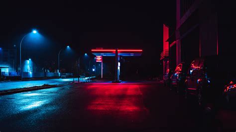 Night City Street Wallpaper