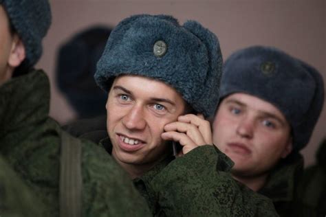 Photos of Conscripts in the Russian Military