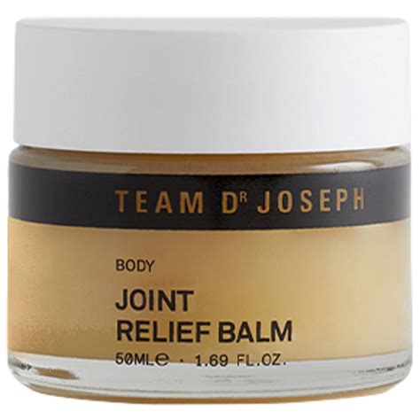 Team Dr Joseph Joint Relief Balm 50 Ml Acheter En Ligne Baslerbeauty